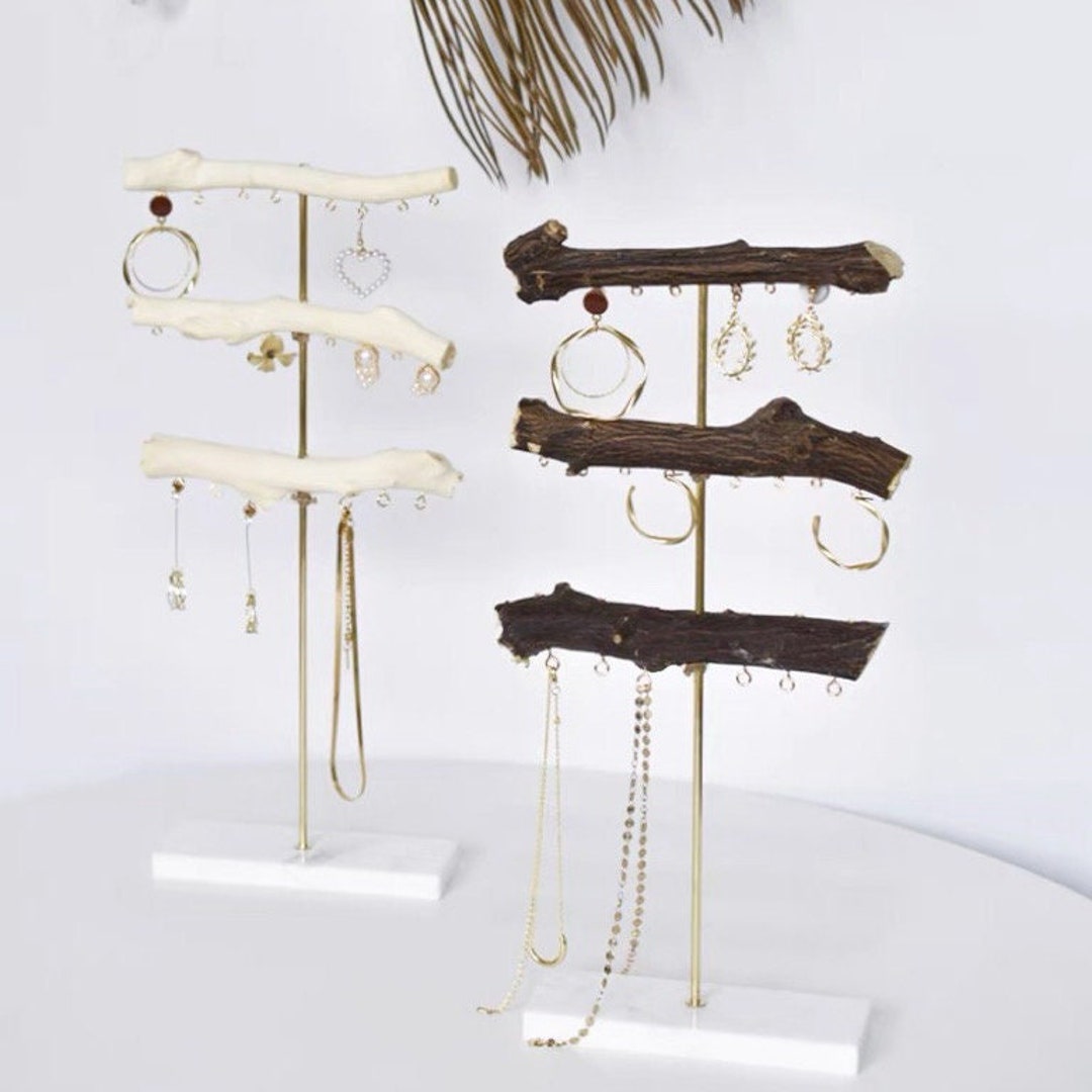 3 Tier Unique Earrings Display Stand, Earrings Organizer, Earrings Rack ...