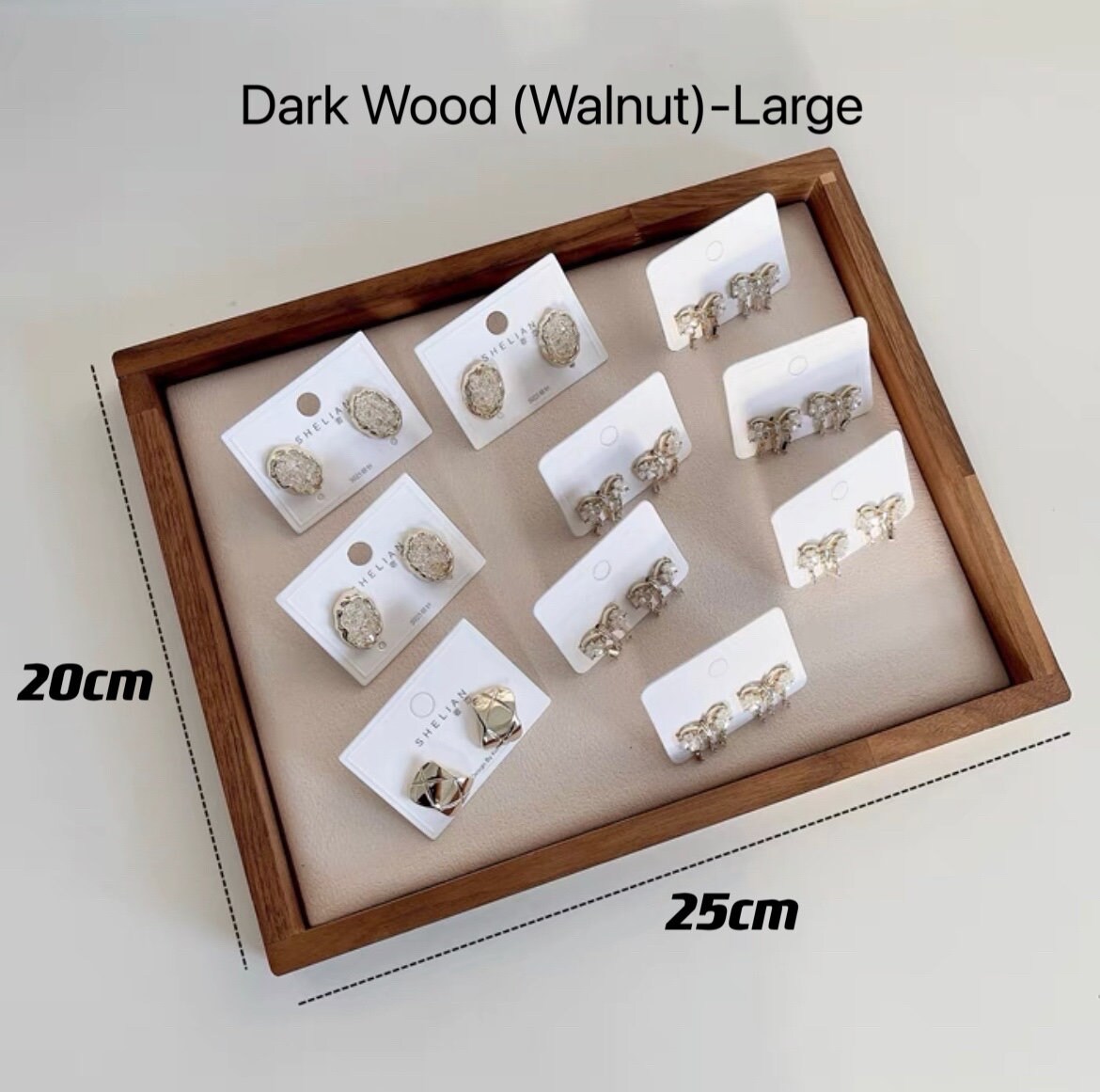 Wood Jewelry Display Tray Ring Display Holder Ring Display - Etsy