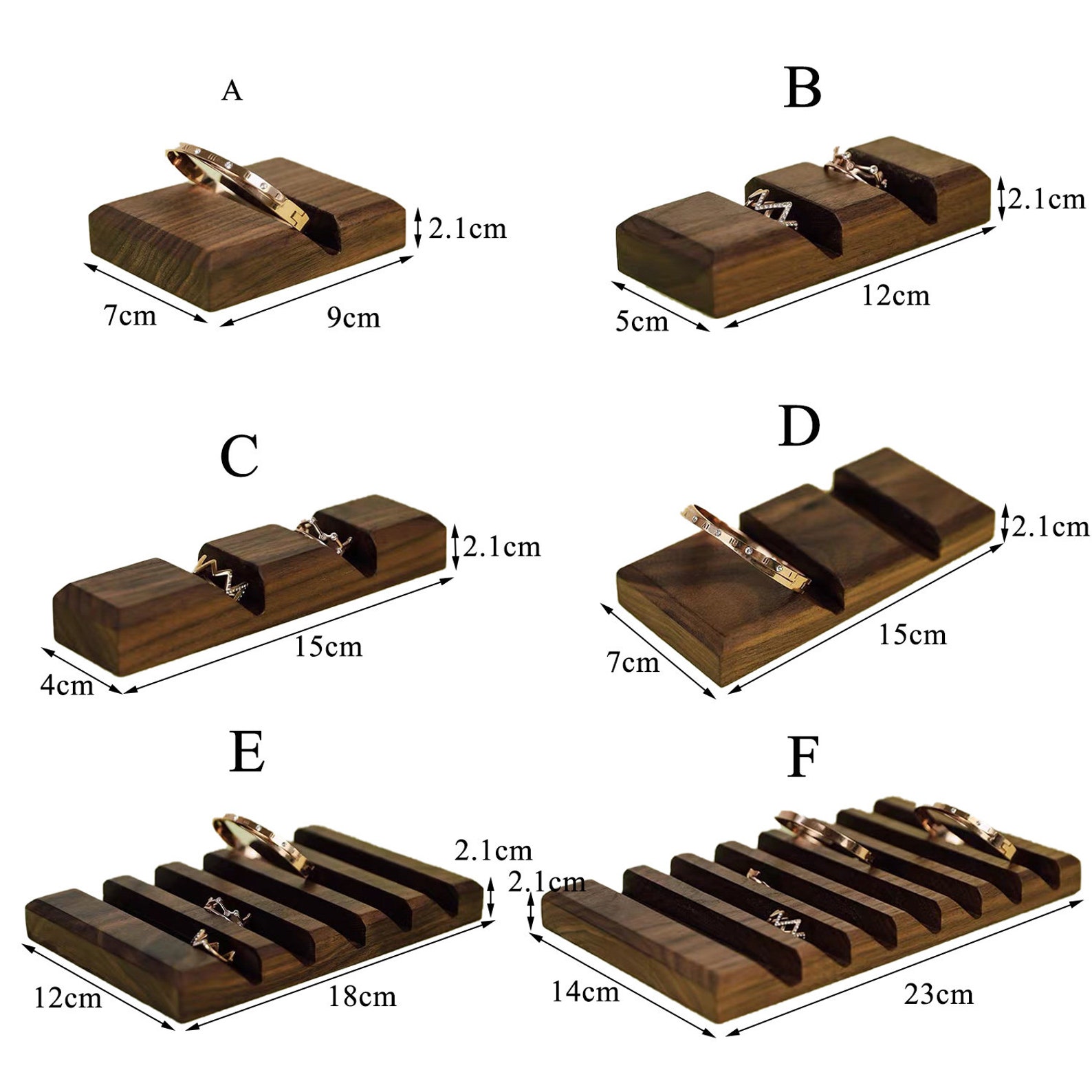 Wood Ring Display Tray Ring Display Holder Ring Display - Etsy