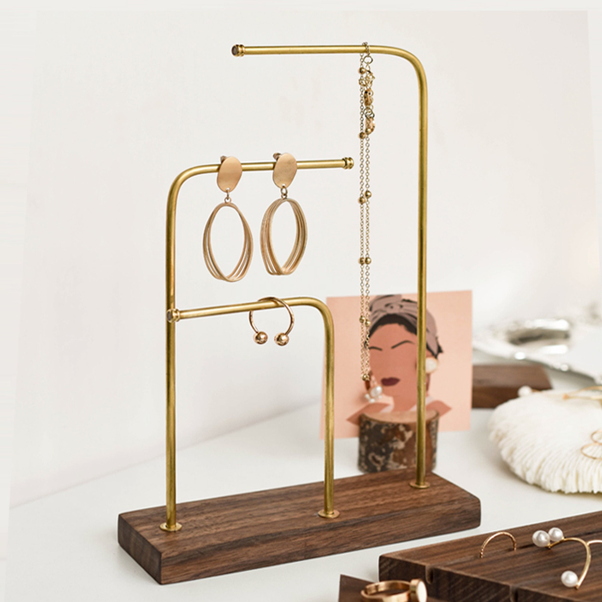 Earring Display Stand Necklace Display Stand Earring Display - Etsy