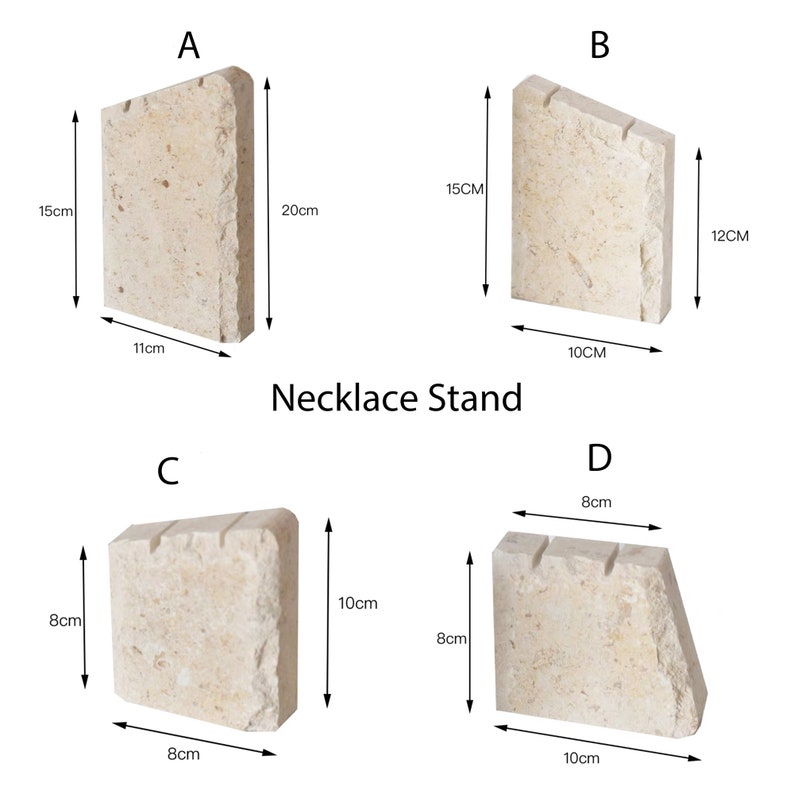 Nature Stone Jewelry Display Set Marble Jewelry Holder - Etsy