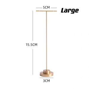 Brass Earring Stand, Modern Earring Display Stand, Gold Earring Display ...