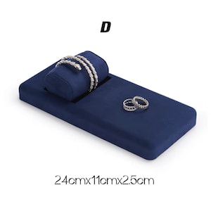 Blue Jewelry Display Tray, Ring Display Stand, Jewelry Display Stand ...