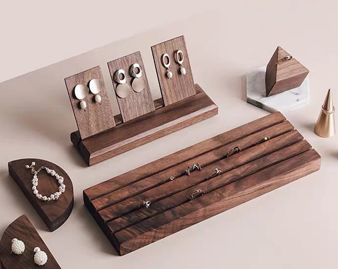 Wood Ring Display Tray Ring Display Holder Ring Display - Etsy