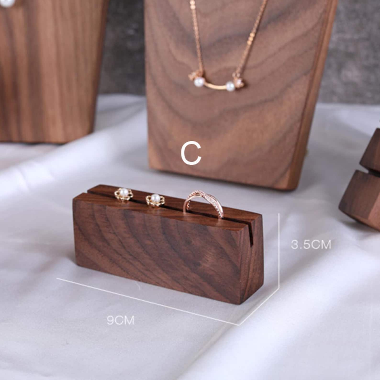 Wood Necklace Display Stand Necklace display bust Wooden | Etsy