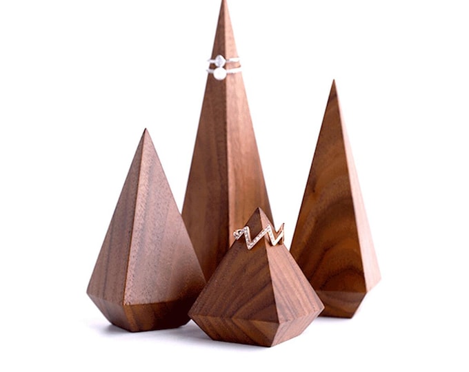 Wood Ring Display Tray Ring Display Holder Ring Display - Etsy