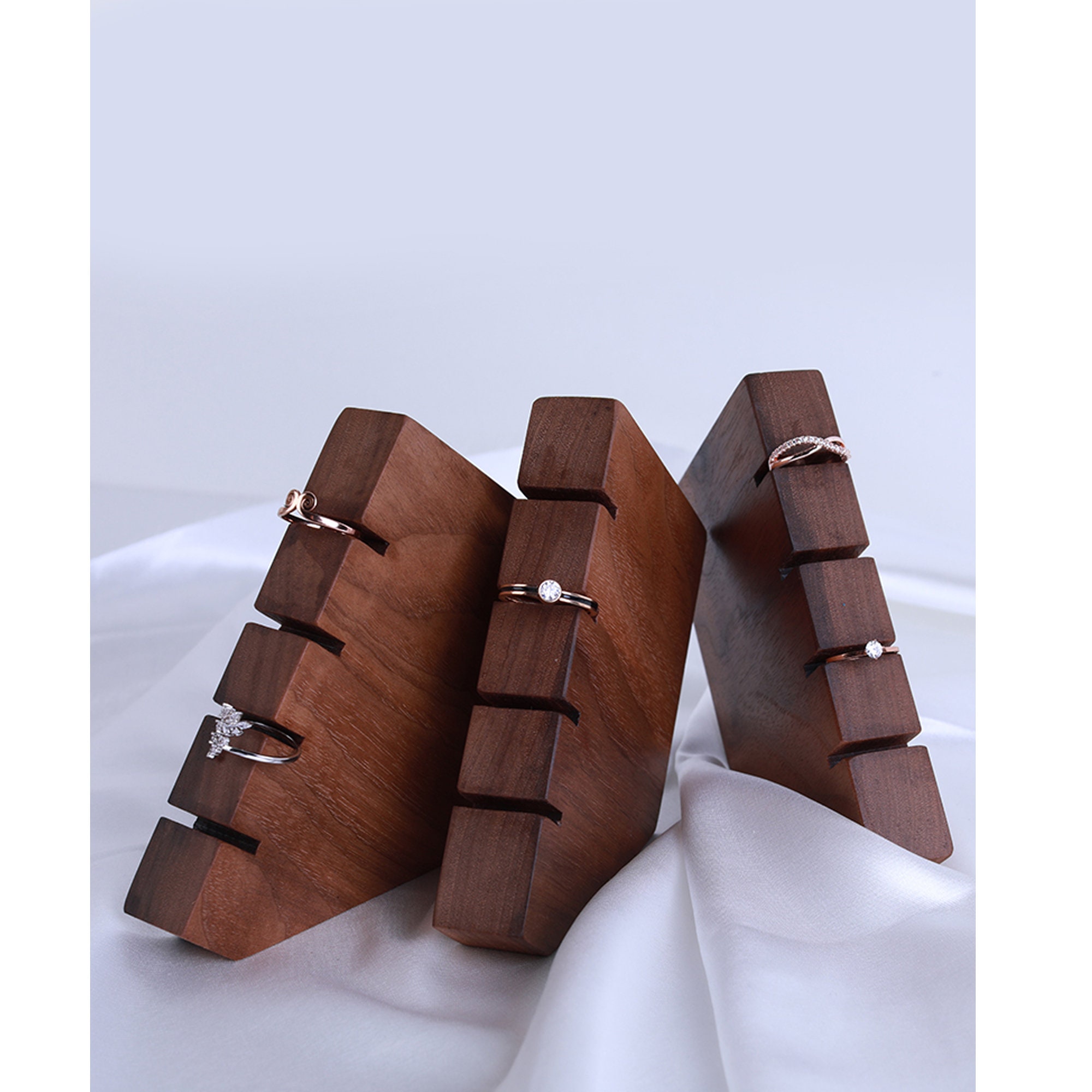 Wood Ring Display Stand Ring Display Holder Jewelry Display | Etsy