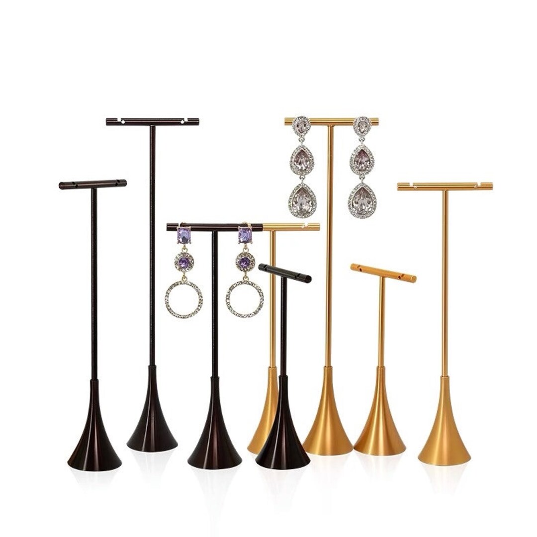 Earrings Display Stand, Stud Earrings Display, Minimalist Jewelry Stand ...