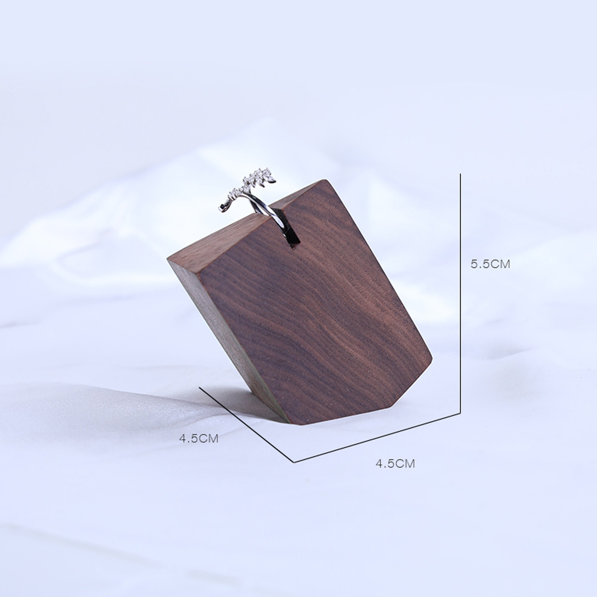 Wood Ring Display Stand Ring Display Holder Wood Jewelry - Etsy