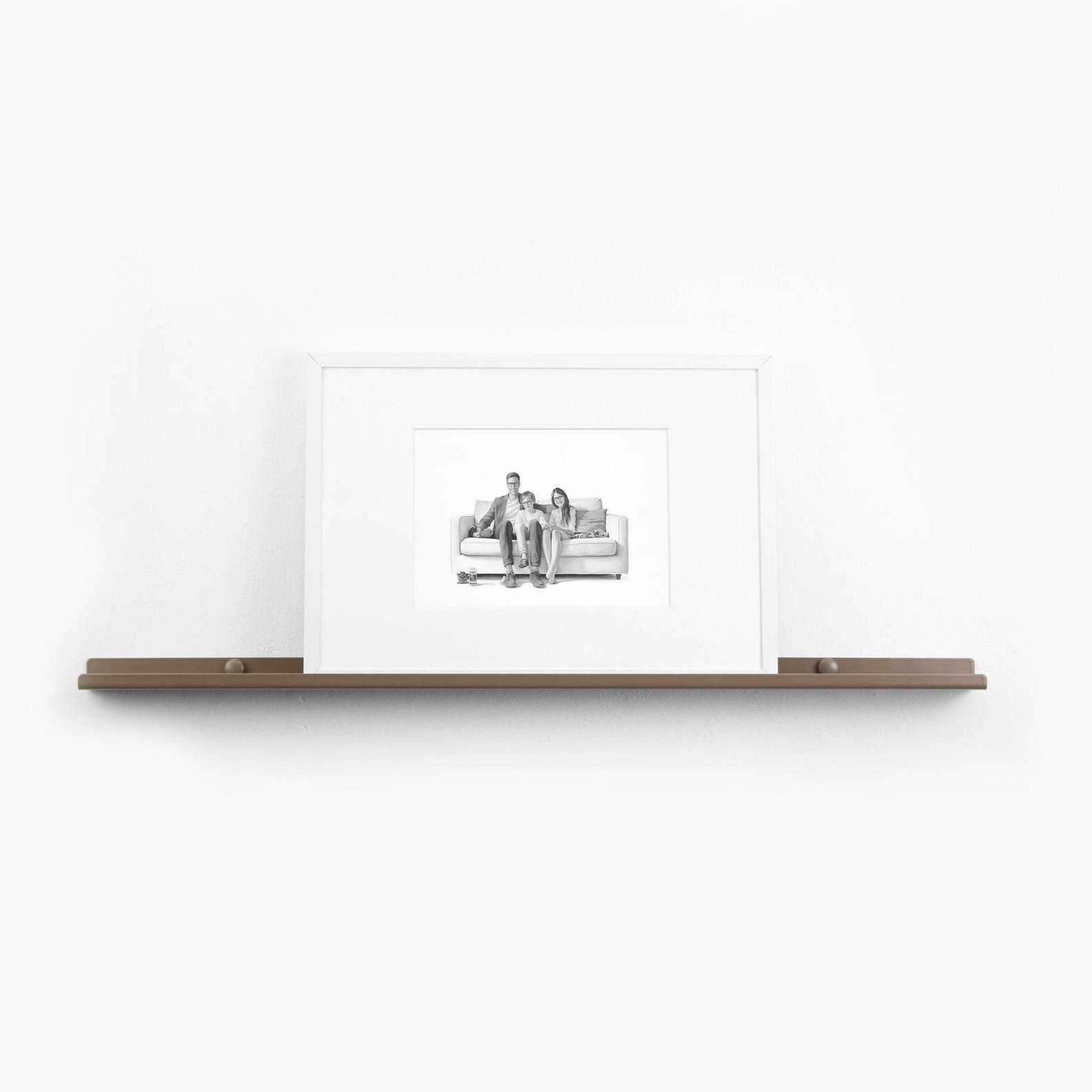 Premium Picture Ledges / Metal Frame Racks/ Contemporary Wall Frame ...
