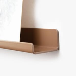 Minimalist Metal Wall Shelf Ledge for Pictures and Records / 1' Thin ...