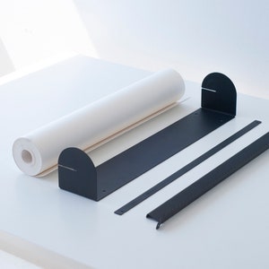 Paper Roller With Pen Holder /paper Dispenser Wall Mounted / Cafe Menu ...