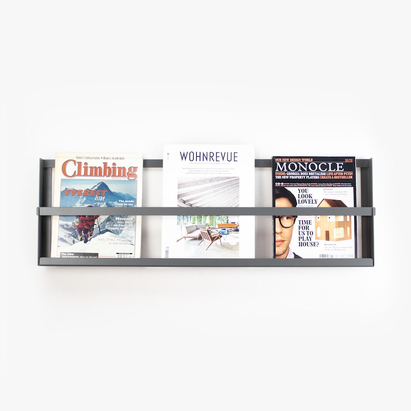 Wall Mounted Magazine Rack - Etsy