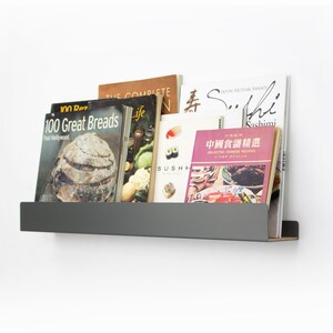 Cookbook Stand / Wall Mounted Cookbook Holder / Kitchen Shelves / Over ...
