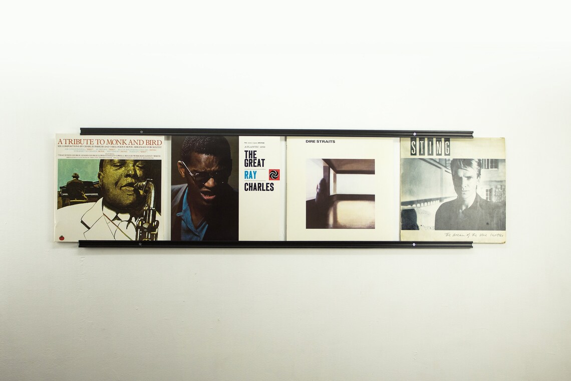 Vinyl Wall Display Wall Mounted / Floating Album Shelf / Vinyl | Etsy