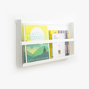 Metal Cookbook Stand / Wall Mounted Kitchen Shelf/ Floating Shelves ...