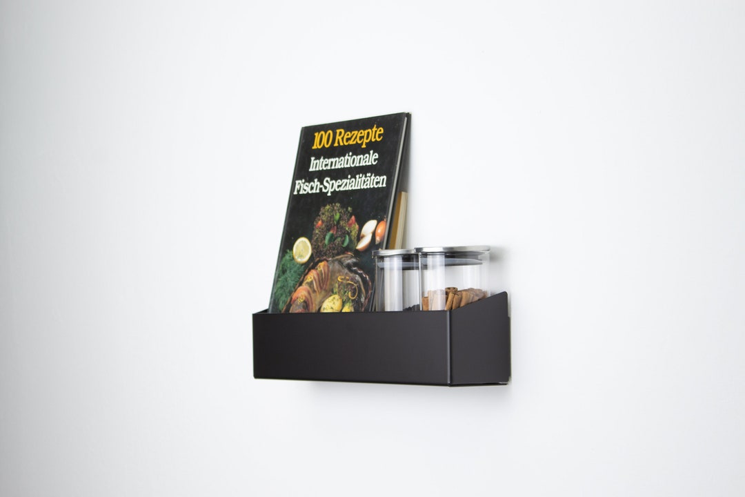 Spice Rack/ Floating Spice Shelf/ Spice Jar Organizer/ Wall Mount ...