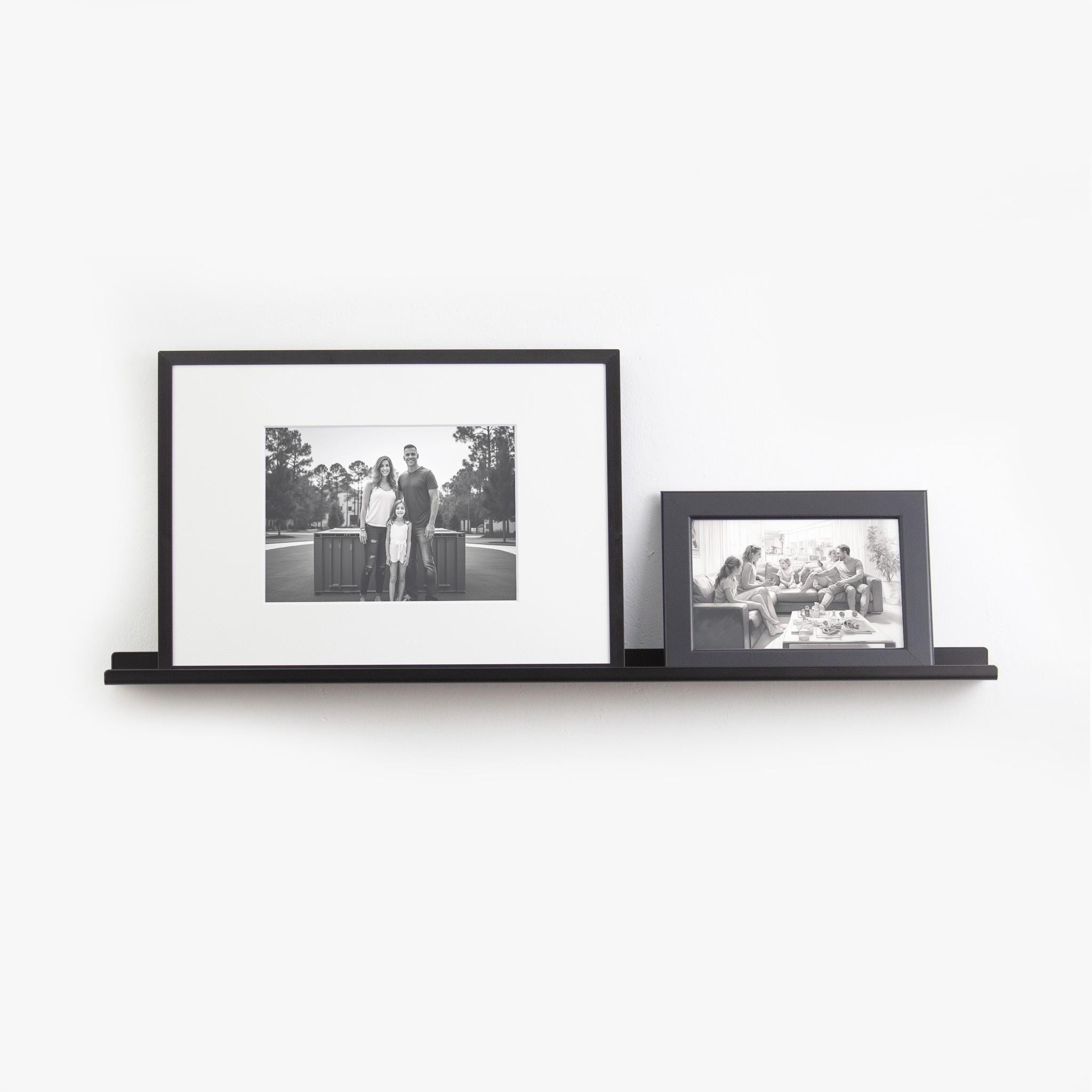 Premium Picture Ledges / Metal Frame Racks/ Contemporary Wall Frame ...