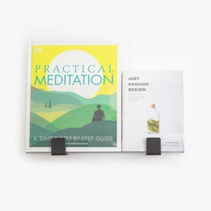 Book Holder / Clear Acrylic Book Nook / Wall Mounted Bookshelf / Home ...