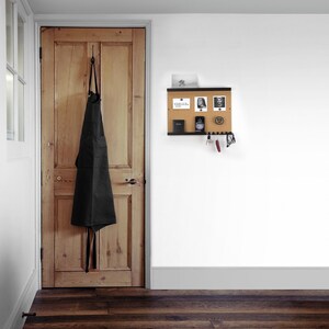 Yellow Wall Mounted Memory Board Bulletin Pinboard for Organizing Mail ...