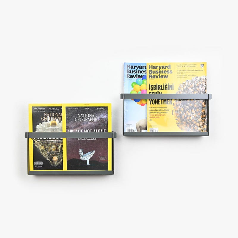 Wall Mounted Magazine Rack - Etsy