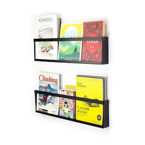 Magazine Rack Wall Mounted by Manyfoldstore/ Wall Magazine Rack / Wall ...