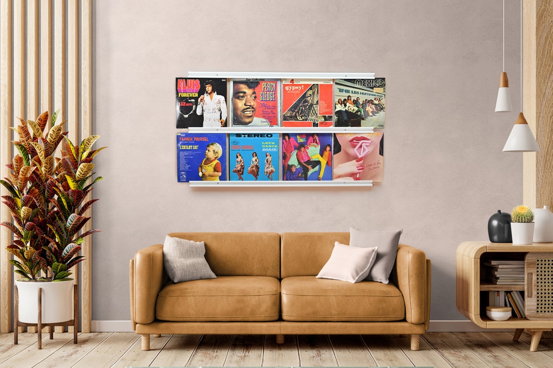 Vinyl Wall Display Wall Mounted / Floating Album Shelf / Vinyl Record ...