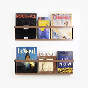 Wall Magazine Rack / Wall Mounted Magazine Holder / Metal Magazine ...