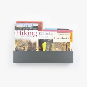 Metal Book Holder / Wall Mounted Bookshelf / Book Nook Organizer / Home ...