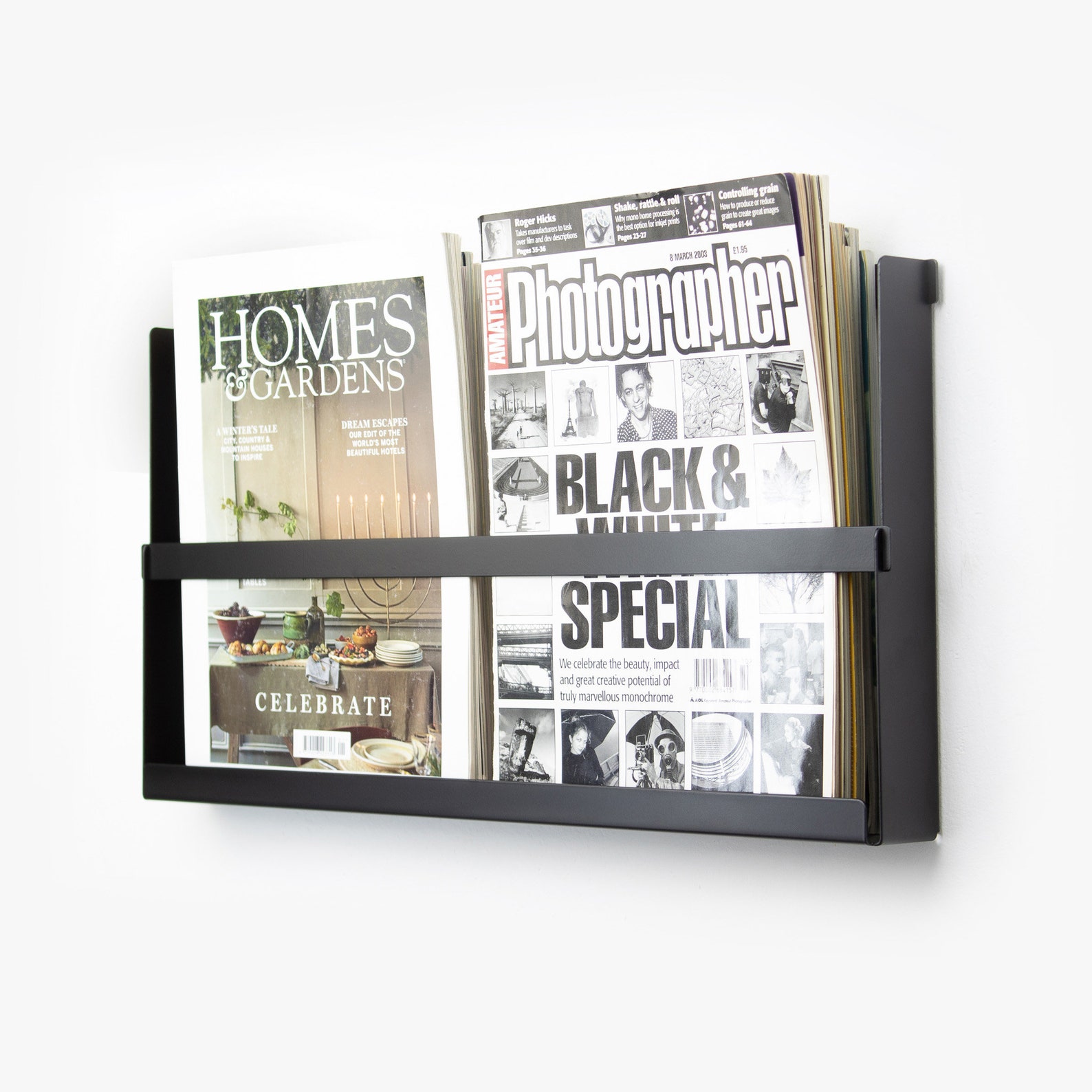 Metal Cookbook Stand / Wall Mounted Kitchen Shelf/ Floating Shelves ...