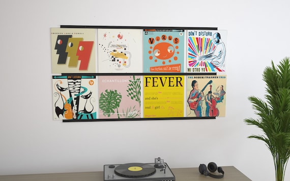 Vinyl Record Wall Display