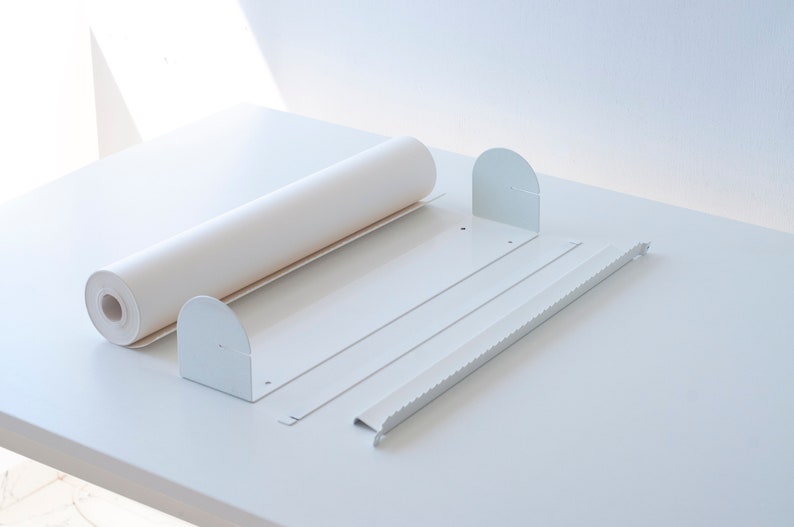 Paper Roller With Pen Holder / Paper Dispenser / Studio Roller | Etsy