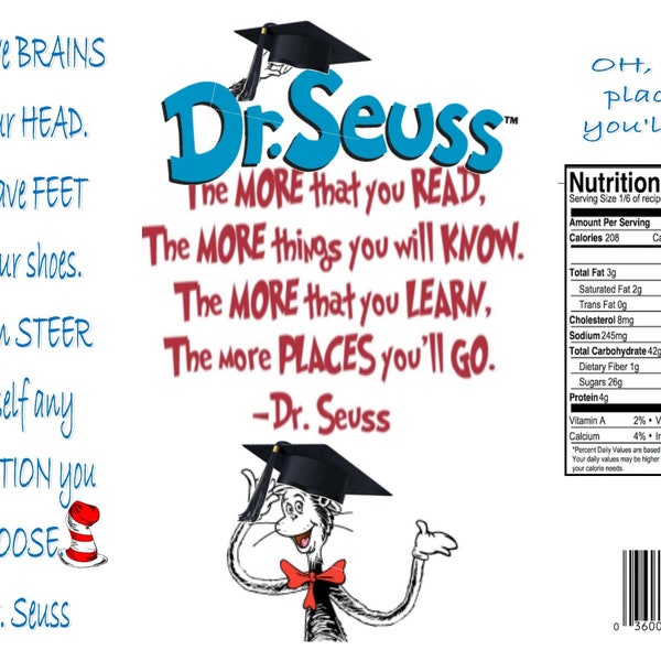 Dr Seuss Graduation - Etsy