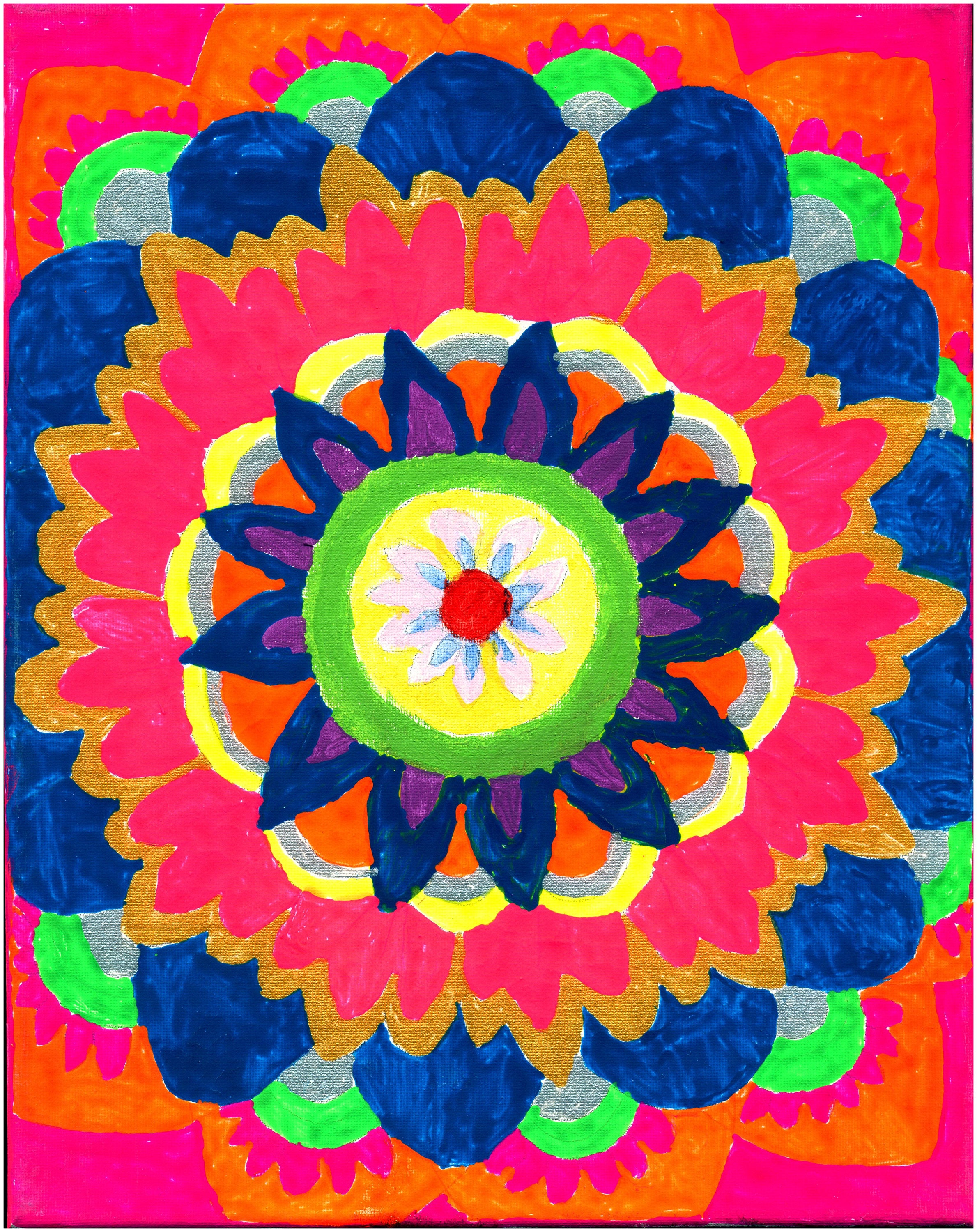 Radial Flowers - Etsy