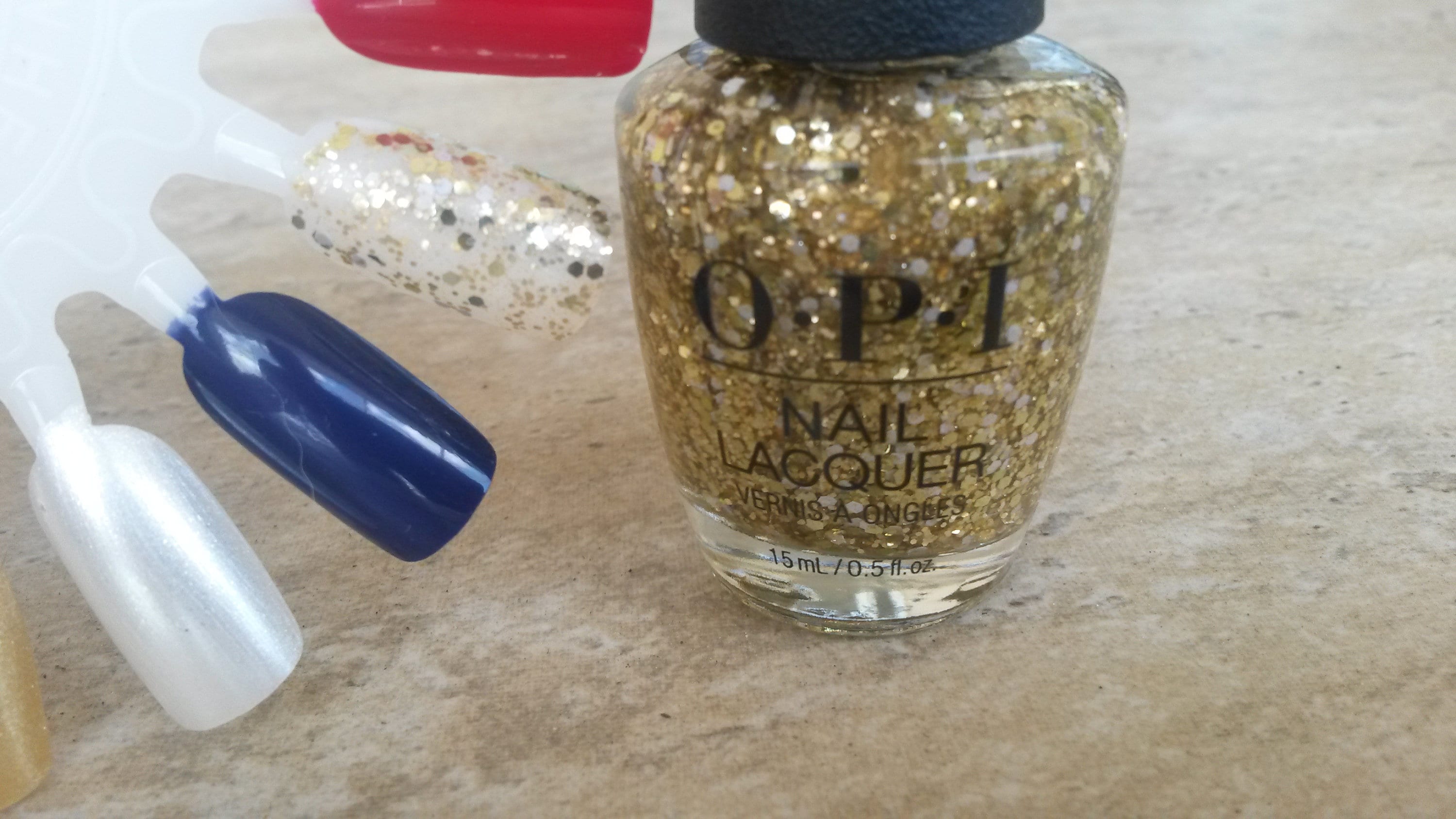 Opi Gold Glitter Nail Polish