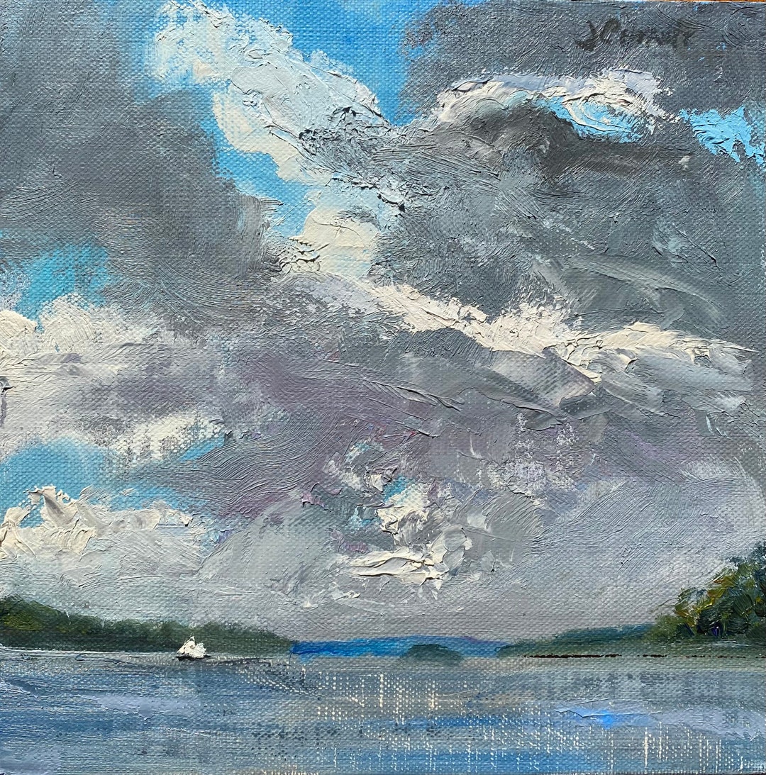 Hudson River Looking North to Esopus Island - Etsy