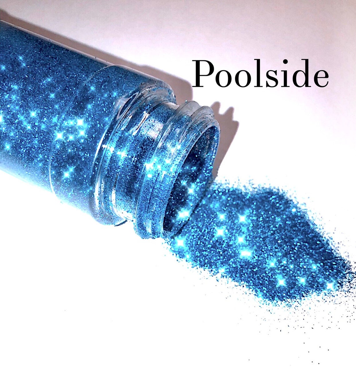 Poolside/ a Turquoise Blue Metallic Extra Fine Polyester Glitter - Etsy