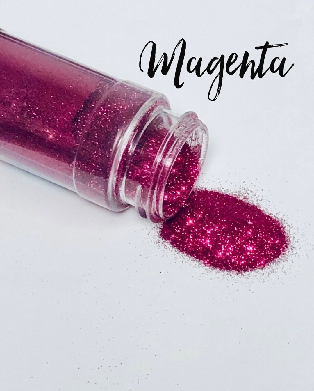 Magenta/ a Pinkish Purple Magenta/fuchsia Ultra Fine Polyester Glitter ...