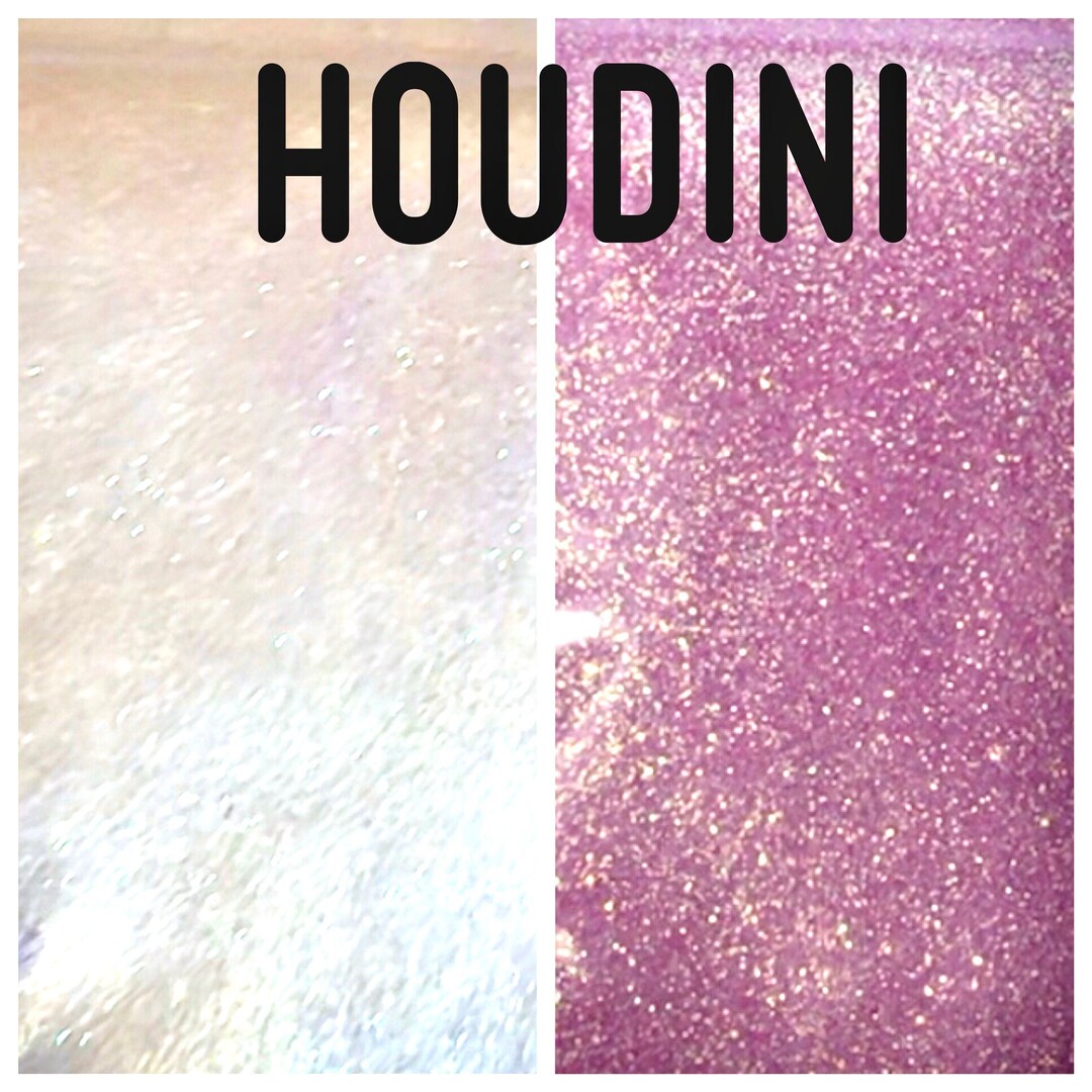 Houdini/ UV Color Changing Glitter White to Pink Polyester Ultra Fine ...