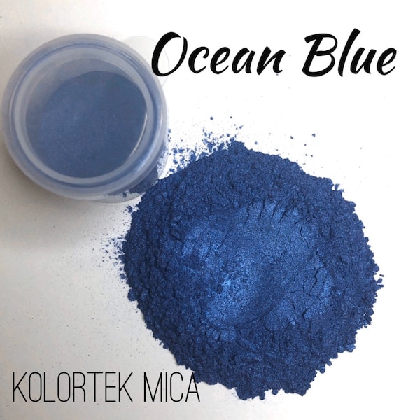 Blue Mica Powder - Etsy
