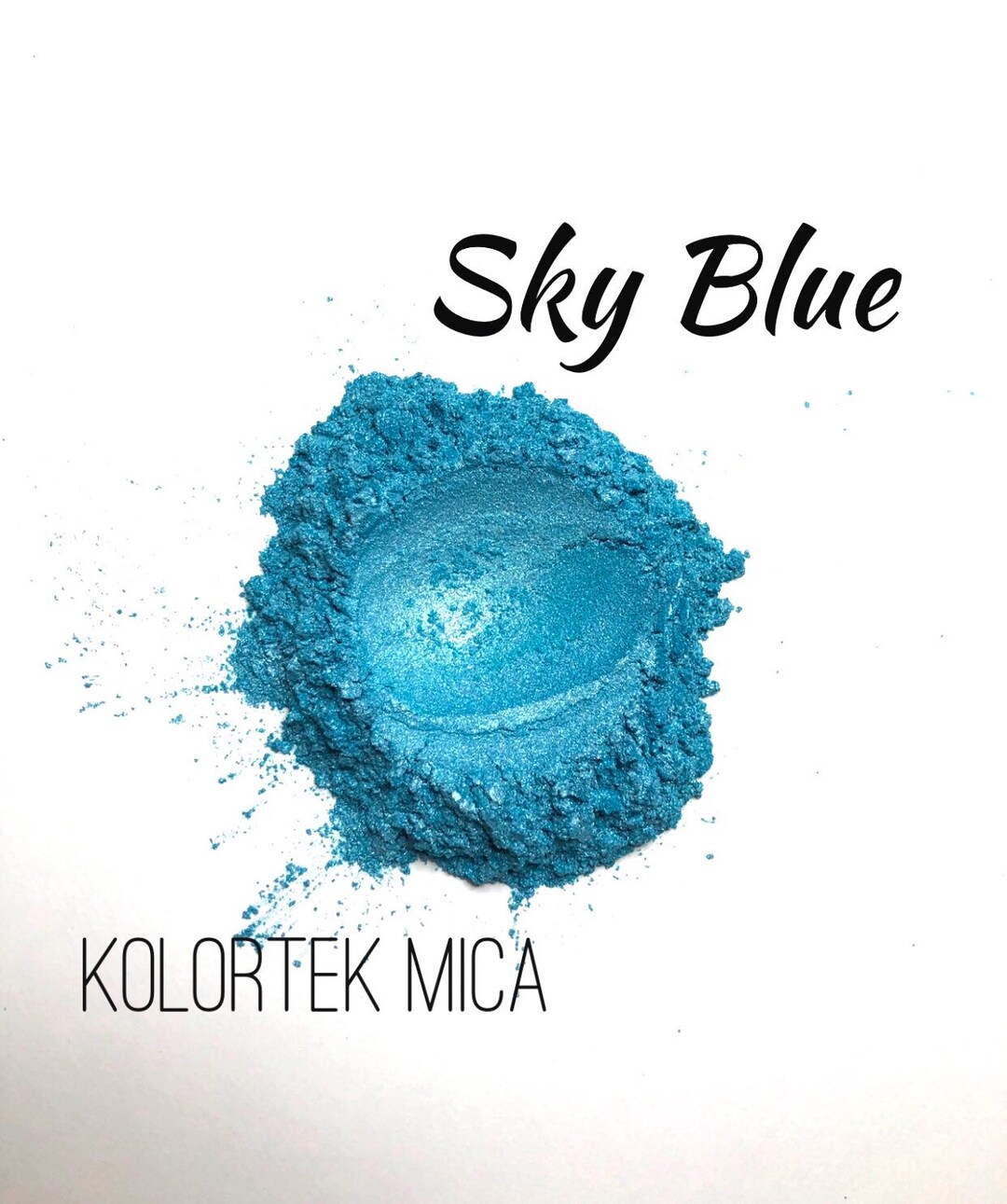 Sky Blue Pearlescent Mica KOLORTEK Cosmetic Grade 5 G. - Etsy