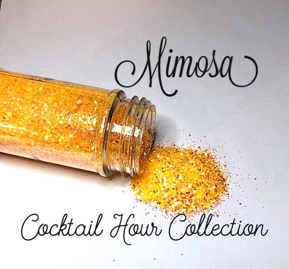 Mimosa/ an Iridescent Semi Chunky Polyester Glitter Mix | Etsy