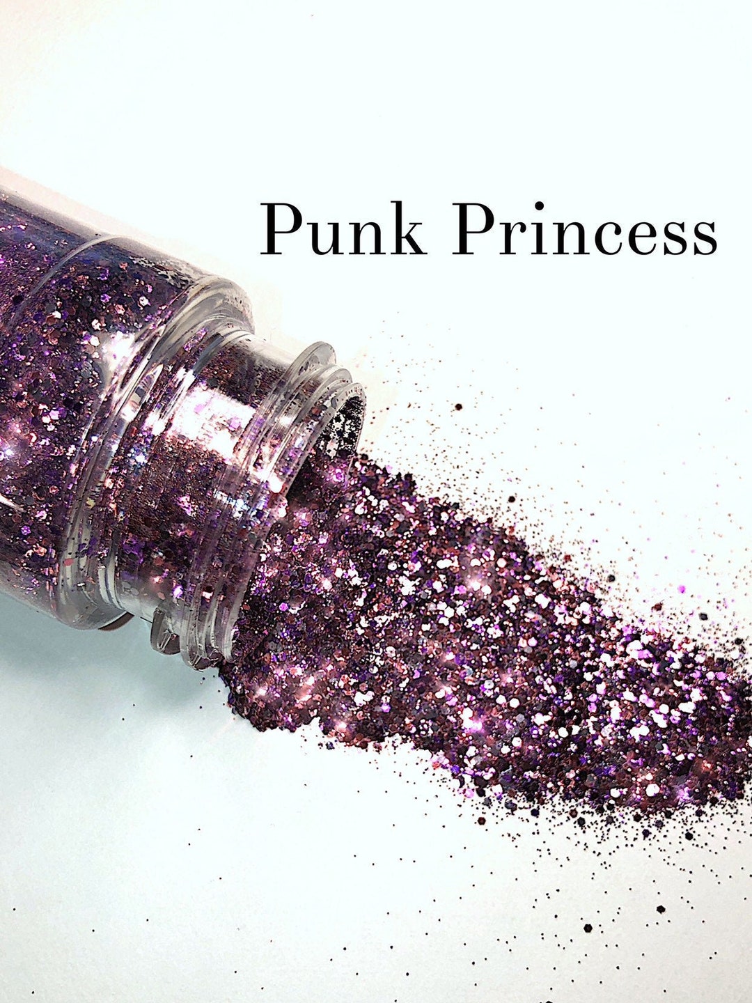 Punk Princess/ a Semi Chunky Metallic Glitter Mix Purple, Pink, and Gun ...