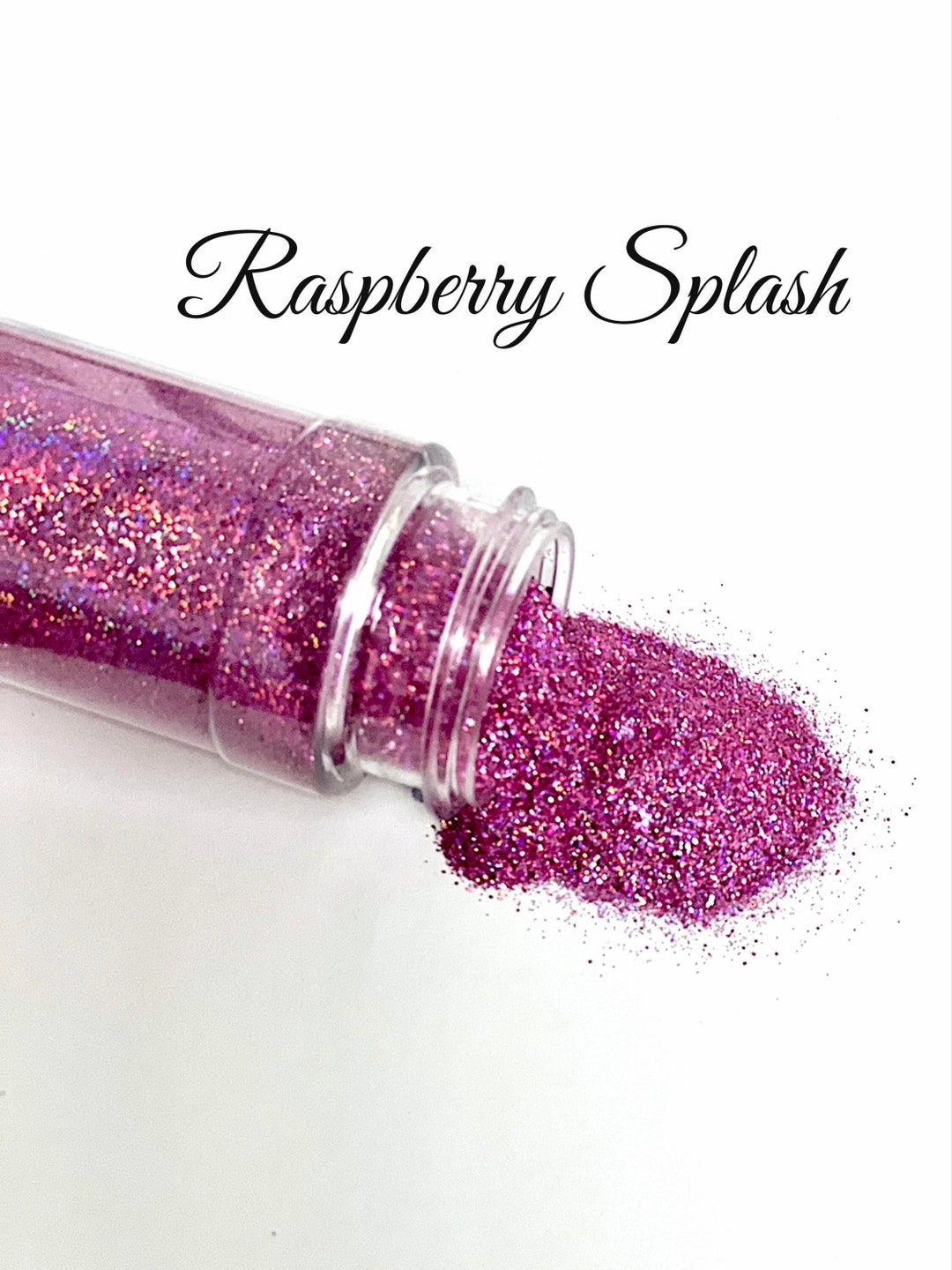 Raspberry Splash / Holographic Berry Pink Ultra Fine Polyester Glitter ...