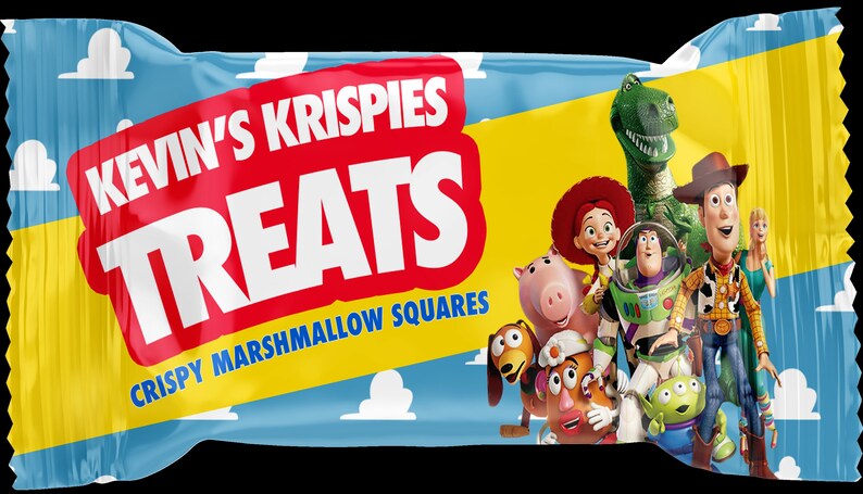 Toy Story Rice Krispies Treats Custom Krispie Treats Toy Etsy