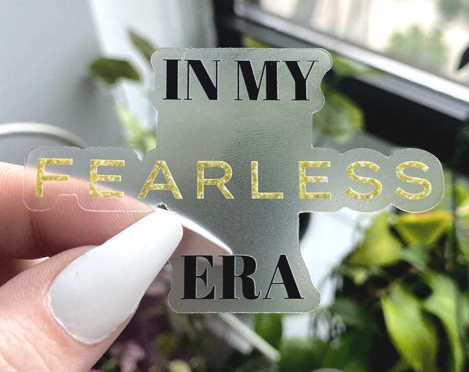 In My Fearless Era Sticker | Taylor Swift Inspired Sticker | Taylor ...