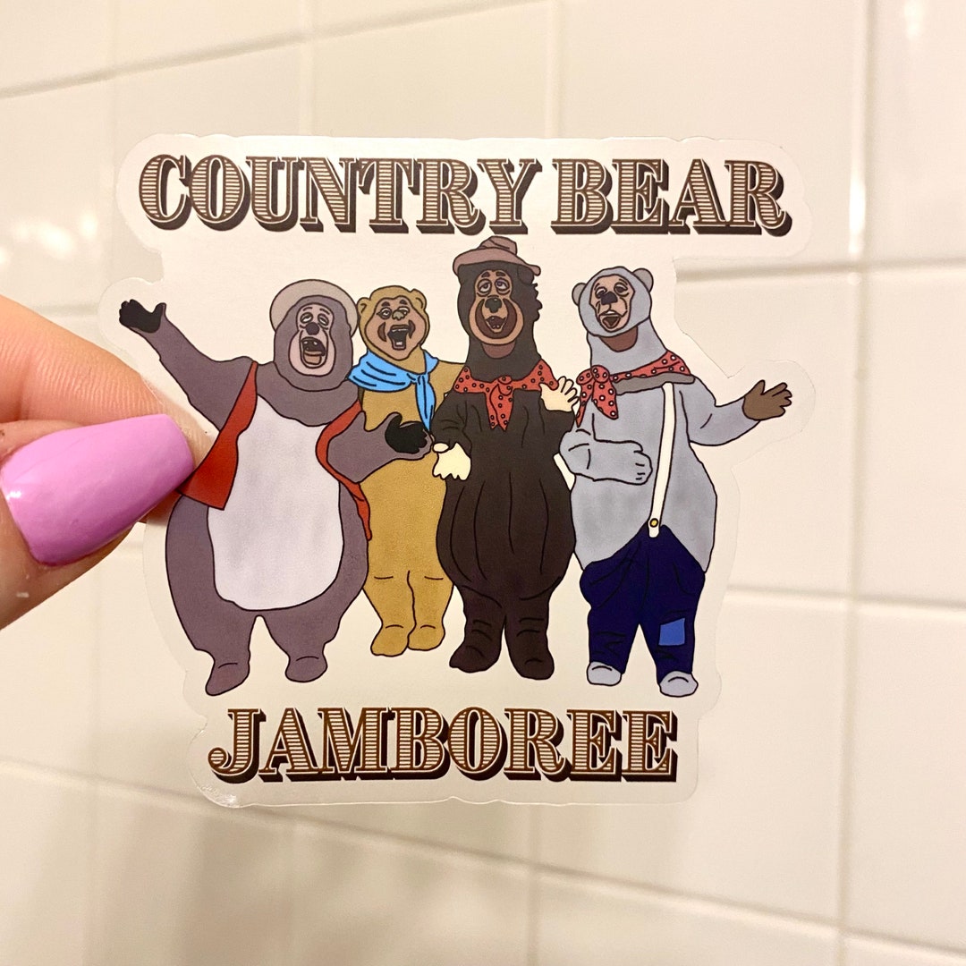 Country Bear Jamboree Sticker Disney Sticker Country Bears - Etsy