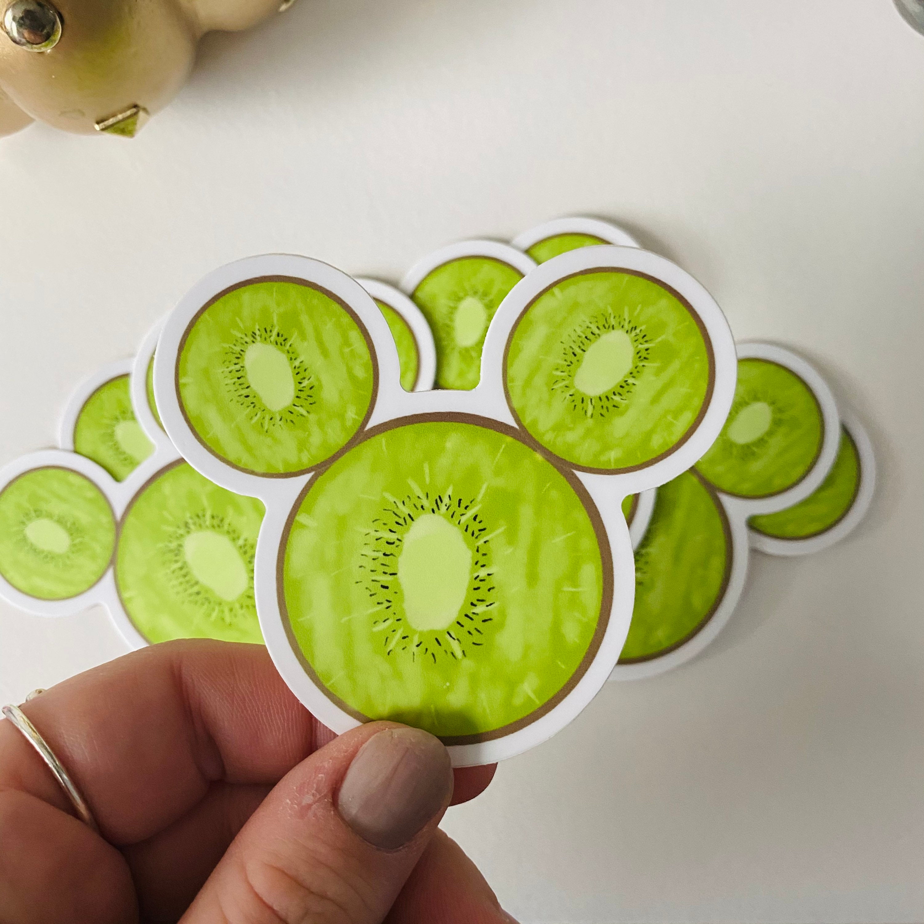 Mickey Kiwi Sticker Vinyl Sticker Waterproof Sticker - Etsy