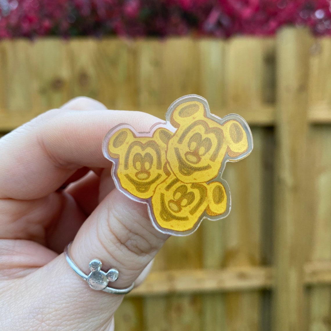 Mickey Waffle Stack Pin | Disney Pin | Acrylic Pins | Waffle Pin | Pin ...