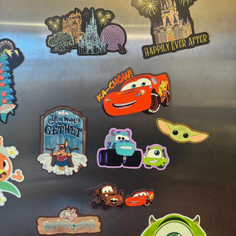 Sulley & Mike Wazowski Monsters Inc Cars Magnet | Disney Pixar Cars Car ...